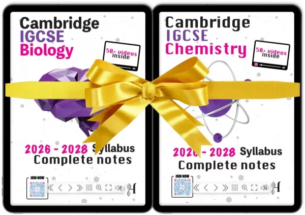 IGCSE Biology & Chemistry Complete Course Package